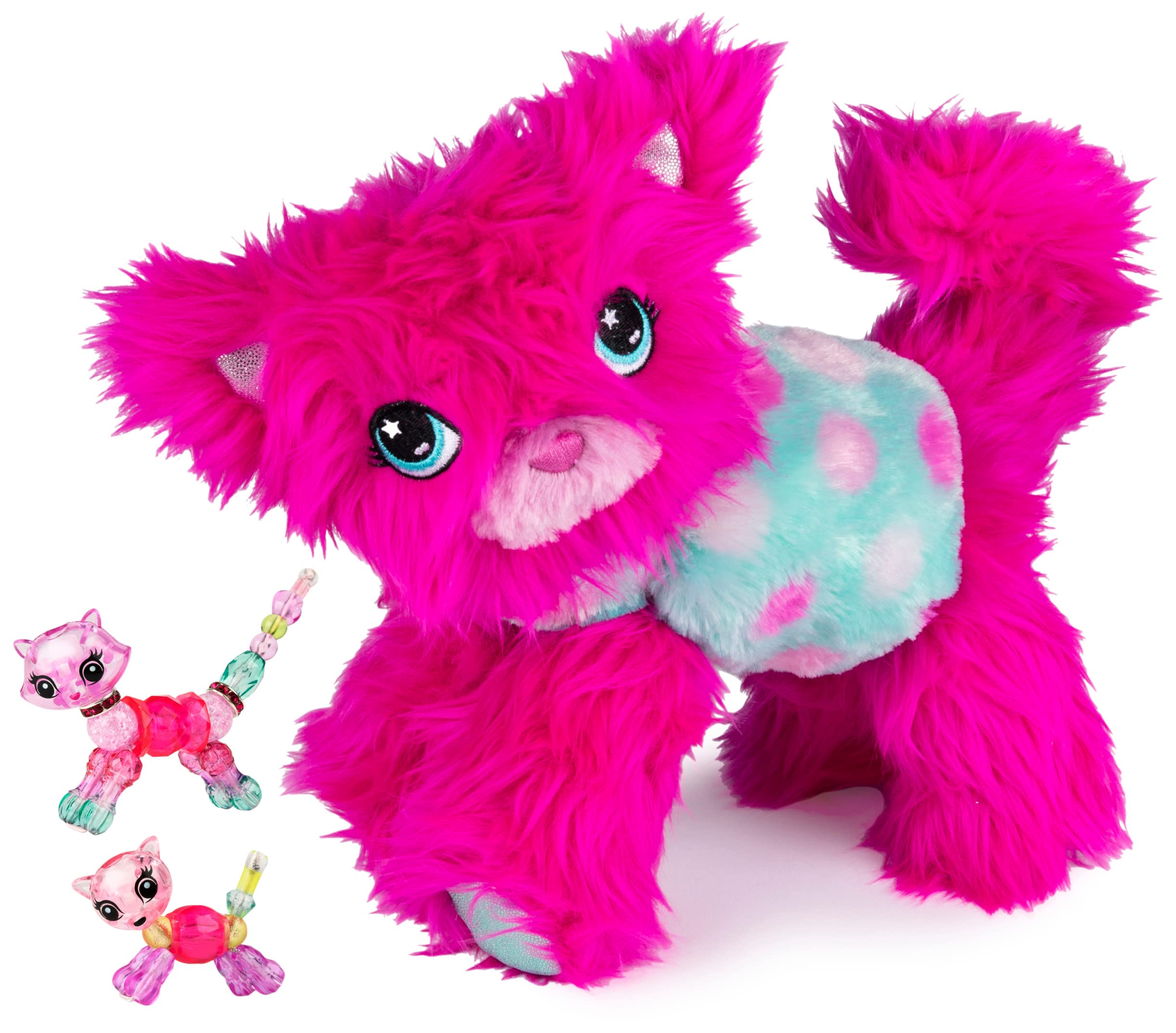 Twisty Petz, Series 4, Purrella Kitty Bundle with Cuddlez Plush and 2 Collectible Bracelets