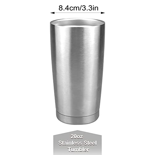 XccMe 20oz Tumbler Replacement Lids,2 Pack Spill Proof Splash Resistant Covers,Replacement Classic Stainless Steel Tumblers lids fit for YETI Rambler,Atlin, Juro, SUNWILL, Umite Chef and More