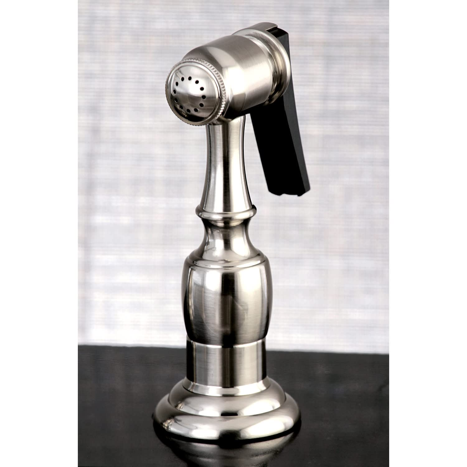 Kingston Brass KB1755BPLBS Bel Air 8 inch Centerset Kitchen Faucet with Brass Sprayer, 8-5/8 inch In Spout Reach, Oil Rubbed Bronze