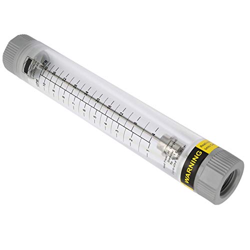G3/4inch Female Water Liquid Flowmeter,1-10GPM Tube Cylindrical Panel Type Flow Meter,LZM-20G Flowmeter Instrument