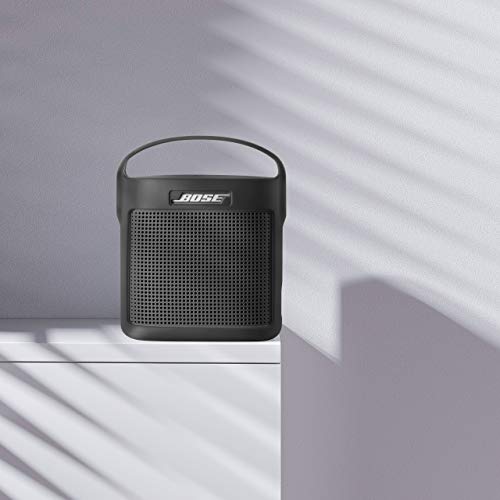 TXEsign Protective Silicone Stand Up Case with Handle Compatible with Bose SoundLink Color Speaker II(Dark Gray