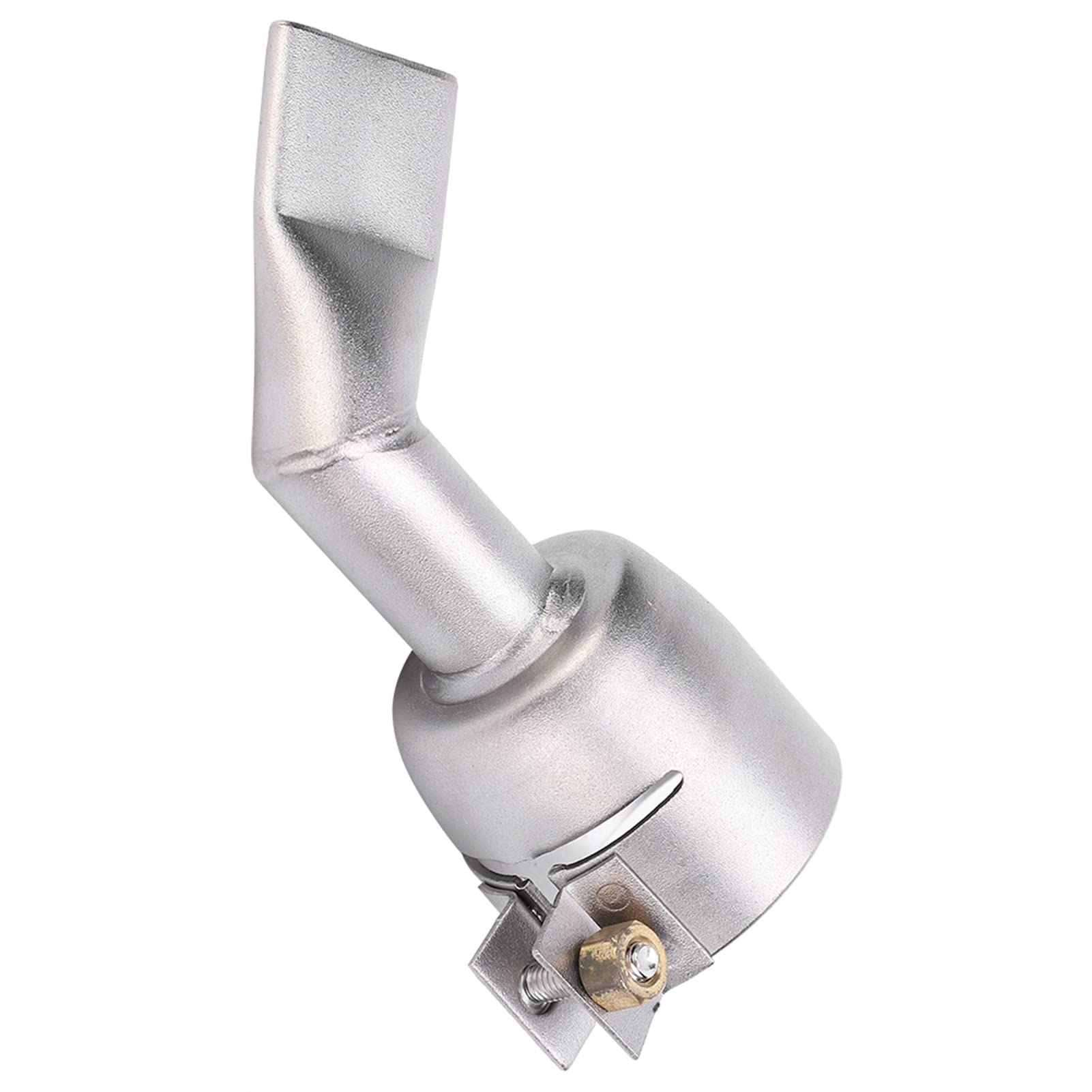 GOTOTOP Pack of 2 Welding Gun Nozzle Flat 120 Degree Heat Gun Welding Nozzle Stainless Steel for Most Brand Plastic Welder Gun