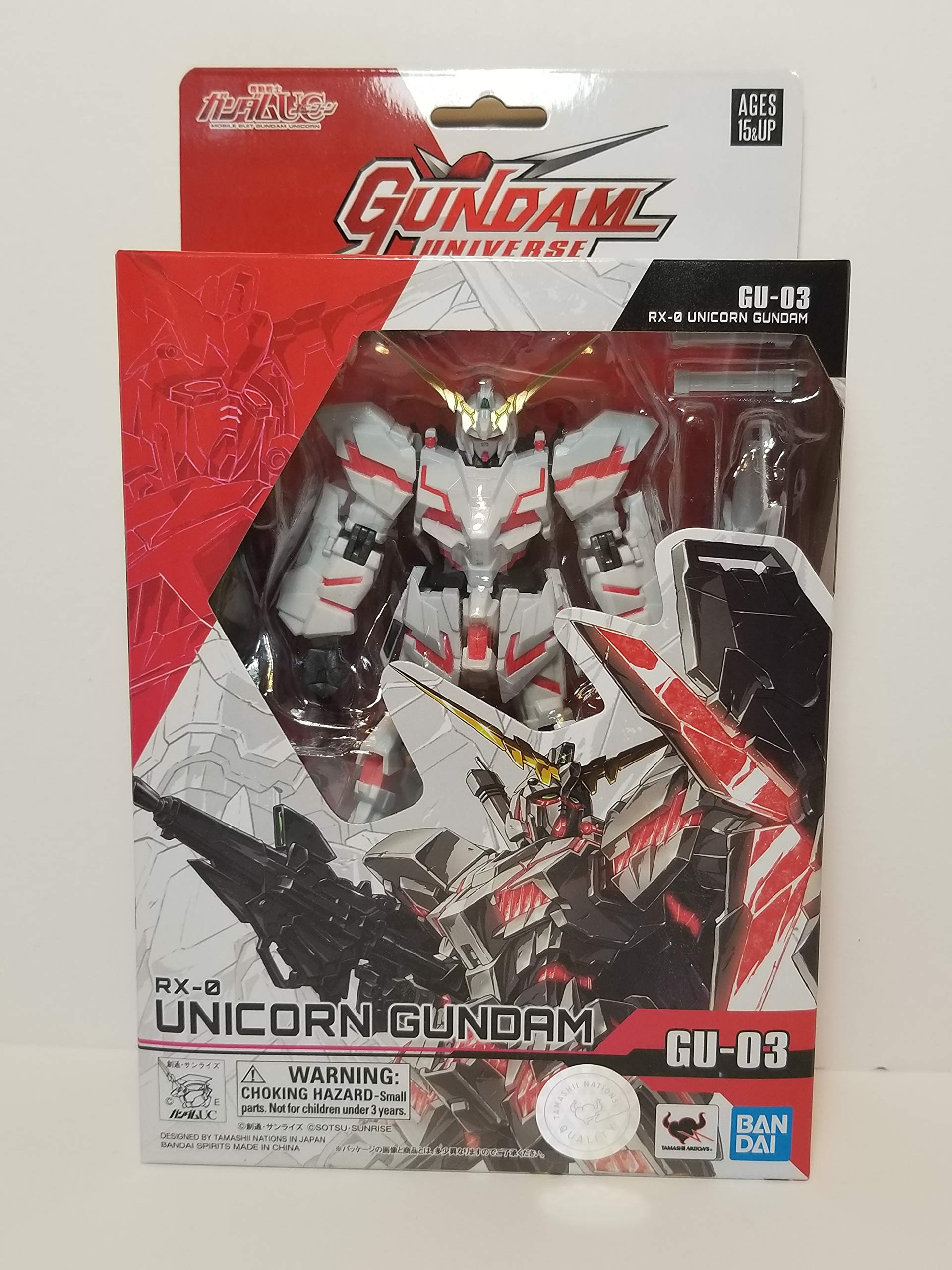Tamashii Nations Bandai Spirit - RX-0 Unicorn Gundam - GU-03 (Mobile Suit Gundam UC) 7 inch