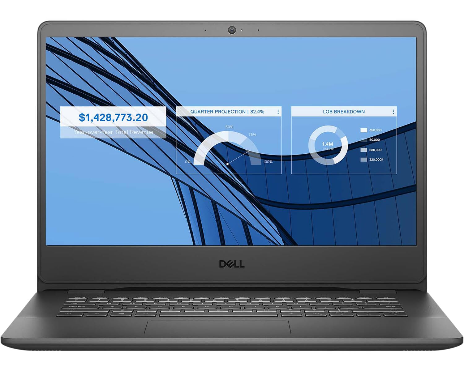 Dell Vostro 3400 14.0" HD Business Laptop (4-Core Intel i5-1135G7, 16GB RAM, 512GB PCIe SSD + 1TB HDD, GeForce MX330, Backlit KB, AC WiFi, Bluetooth, Webcam, SD Reader, USB 3.1, Win 11 Pro)