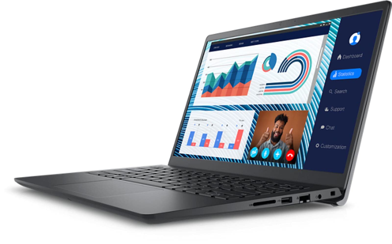 Dell Vostro 3420 Laptop (2022) | 14" 1920x1080 FHD | Core i5-1135G7-256GB SSD Hard Drive - 8GB RAM | 4 cores @ 4.2 GHz Win 11 Pro