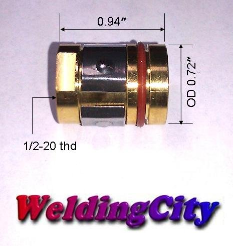 WeldingCity Pack of 5 Nozzle Adapter 169729 for Miller MIGmatic M-25 M-40 and Hobart H-series MIG Welding Guns MIG Guns