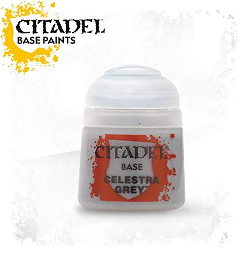 CITADEL Games Workshop Base Paint: Celestra Grey (12ml)