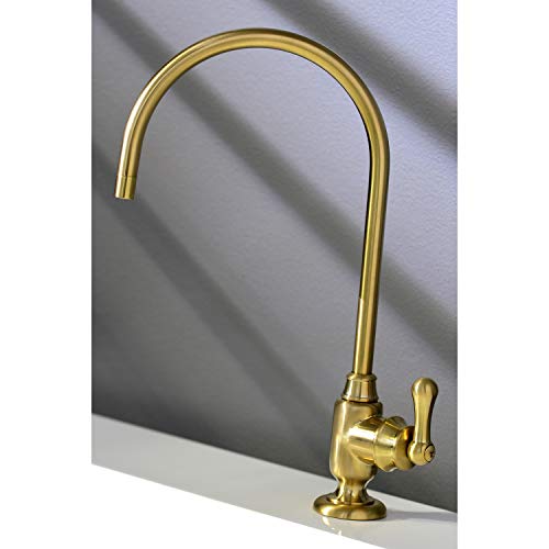 Kingston Brass KS5197AL Royale Single-Handle Water Filtration Faucet, Brushed Brass
