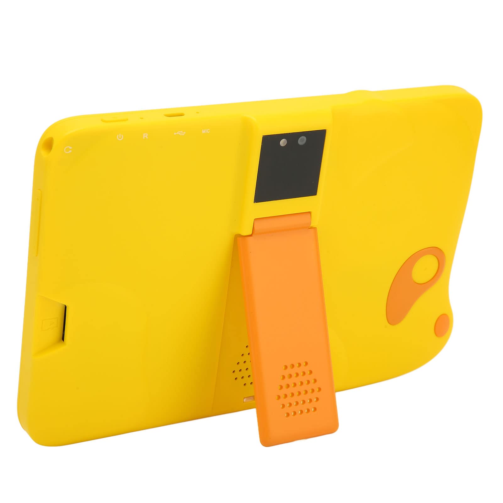 HD Tablet, 4GB 32GB Kids Tablet US Plug 100240V with Read Support for 10.0 (Yellow)