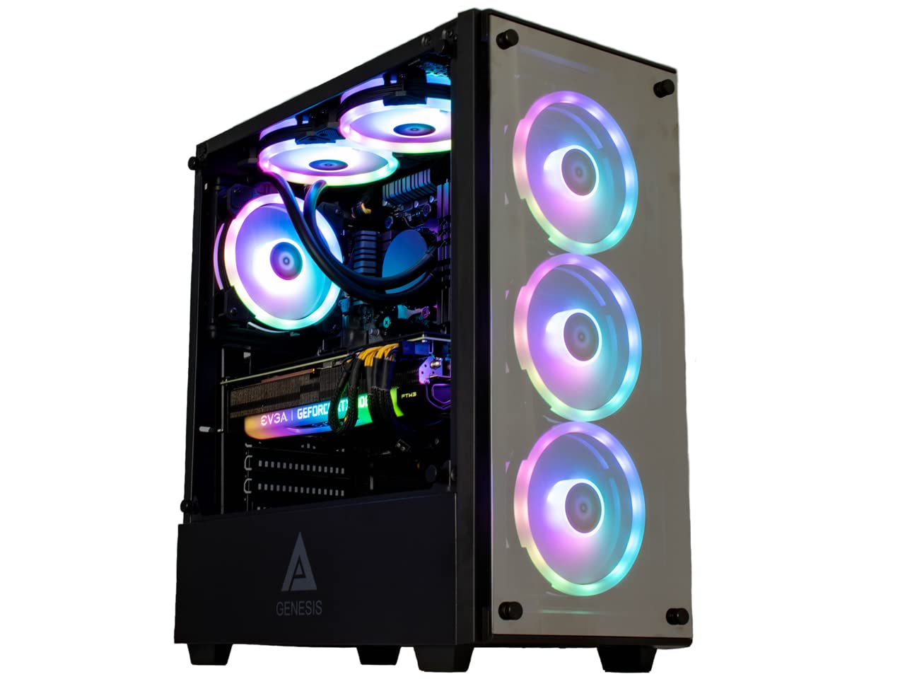 Cobratype Canebrake Gaming Desktop PC – Ryzen 5600X, RTX 3050, 32GB DDR4, 2TB NVMe, AIO Liquid Cooler