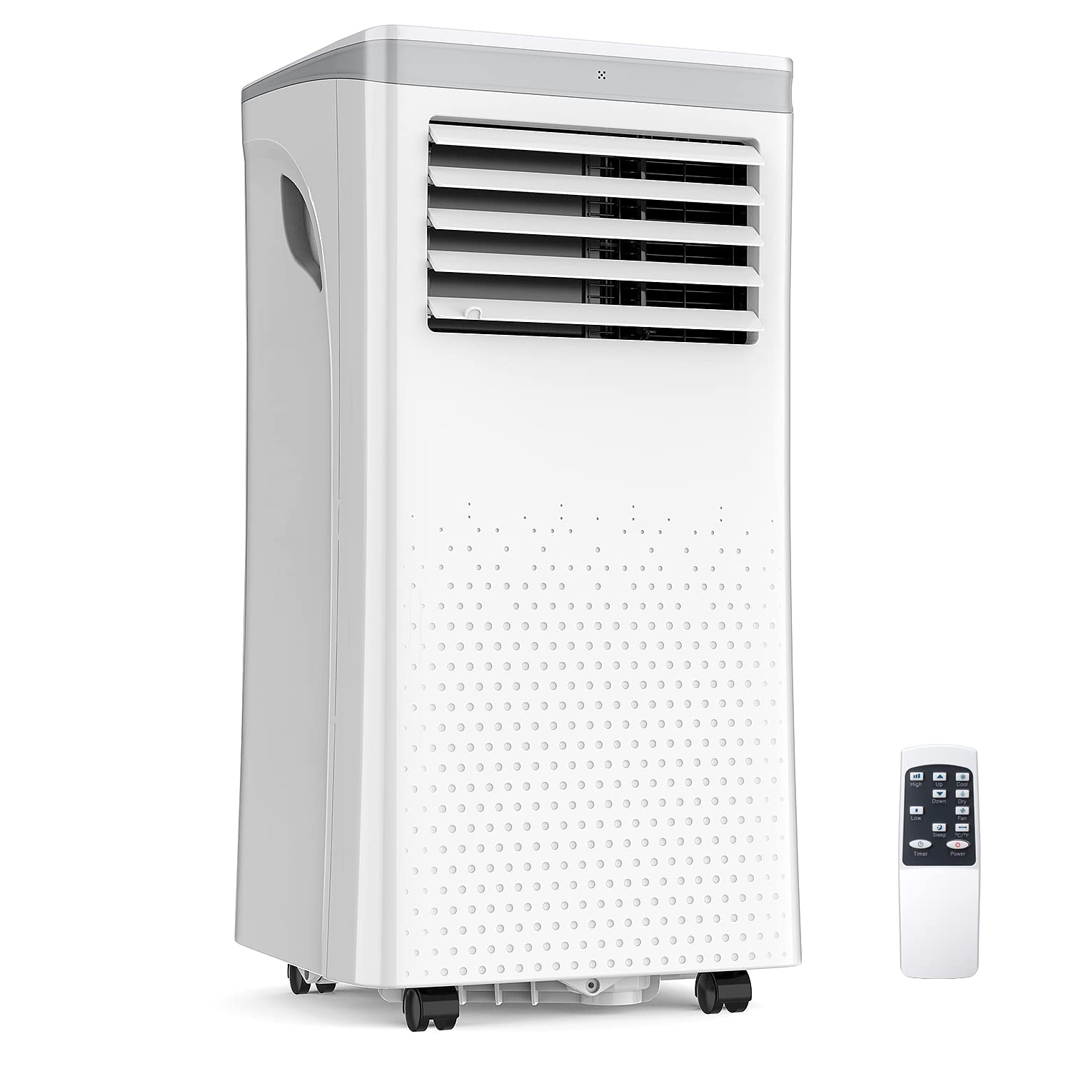 COWSAR 10000 BTU Portable Air Conditioner 4-in-1 Portable AC Unit Cool up to 400 sq.ft, Portable Air Conditioners with Remote Control Mini Air Conditioner 24 Timer <54 dBA