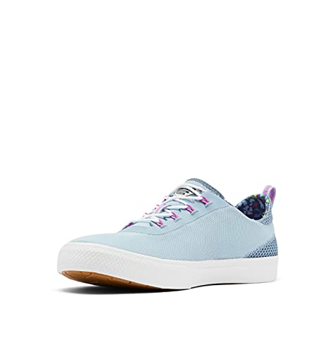 Columbia Women’s PFG Dorado Mesh Deck Shoe, Water & Stain Resistant, Mirage/Foxglove, 8.5