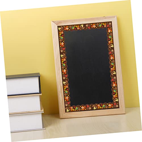Ciieeo 1 Roll Chalkboard Stickers Thanksgiving Borders Stickers Autumn Wave Board Borders Autumn Board Borders Stickers Maple Leaf Borders Fall Border Trim Autumn Leaves Sector Paper