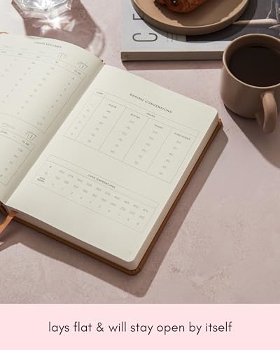 KUNITSA CO. Recipe Notebook - Keepsake Gift. Hardcover Blank Recipe Book to Write in Your Own Recipes, with Journaling Prompts about the Chef. 100 recipes (Mustard Yellow)