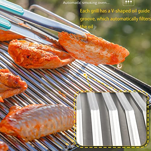DADHI BBQ Grill Household Charcoal Grill Tool with Offset Smoker Removable Legs,for Patio Backyard Picnic Camping
