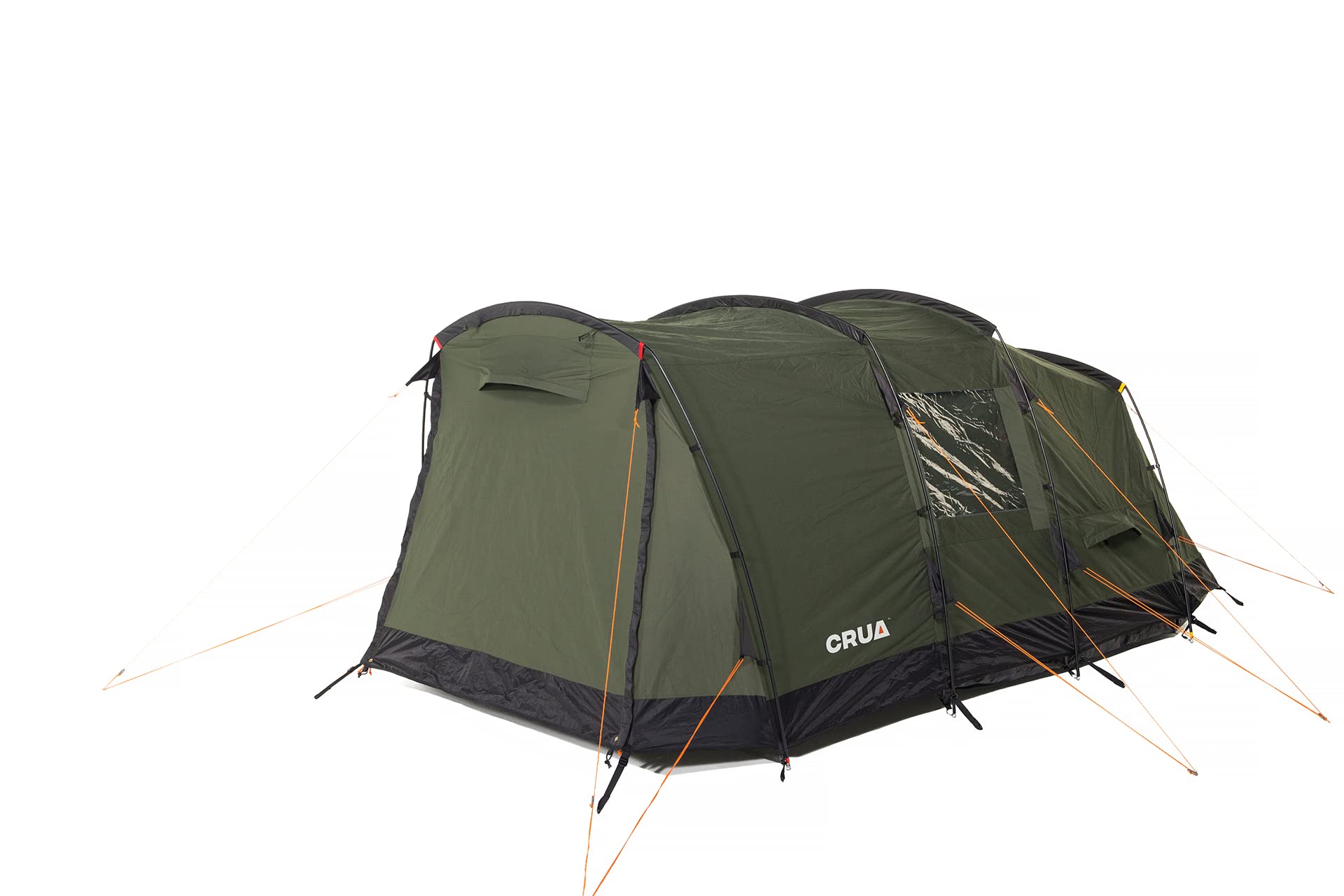 Crua Tri - 3 Person Insulated Tent, Waterproof and Windproof Tent with Warmth & Cooling Insulation Built-in for The 4 Seasons and Added Extendable Porch