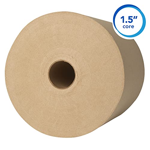Scott Essential Hard Roll Paper Towels (04142), Natural, 800' / Roll, 12 Rolls / Case, 9,600' / Case