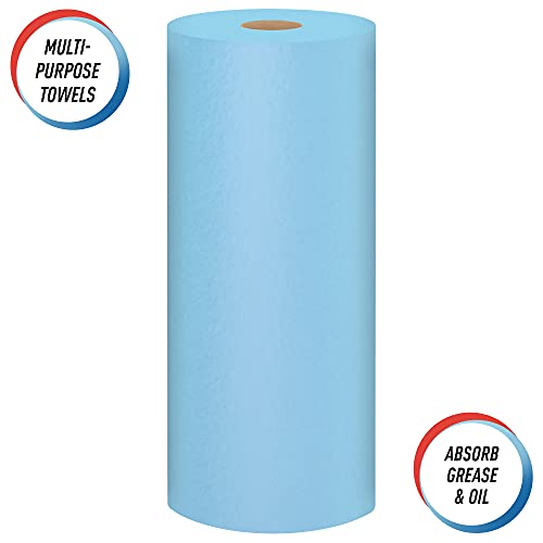 Scott Shop Towels Original (75143), Blue, 55 Towels/Standard Roll, 30 Rolls/Case (10 Bundles of 3 Rolls), 1,650 Towels/Case