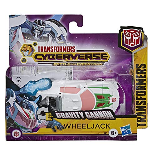 Transformers Bumblebee Cyberverse Adventures Action Attackers: 1-Step Wheeljack Action Figure, Gravity Cannon Action Attack Move, 4.25-inch