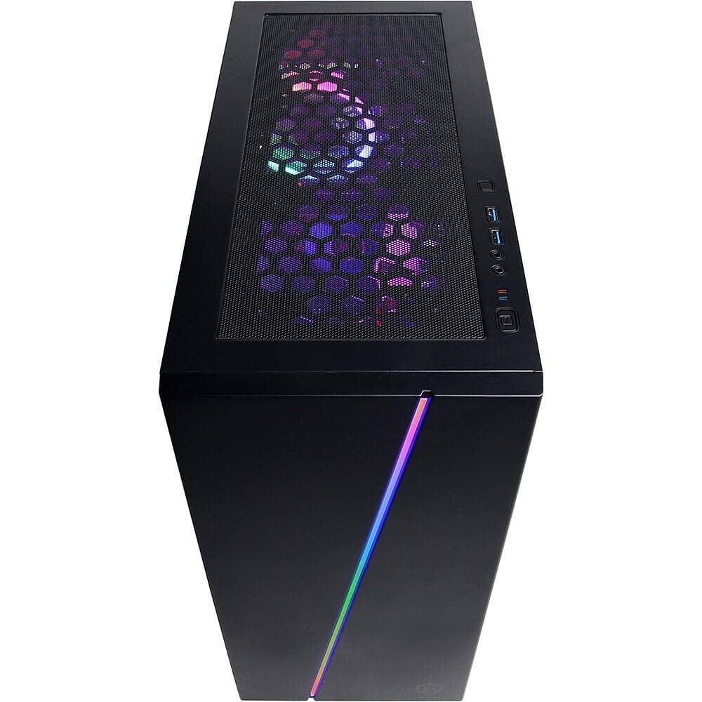 CyberPowerPC Gamer Master GMA9340CPG Gaming Desktop Computer - AMD Ryzen 7 7700 Octa-core [8 Core] 3.80 GHz - 16 GB RAM DDR5 SDRAM - 1 TB M.2 PCI Express NVMe SSD