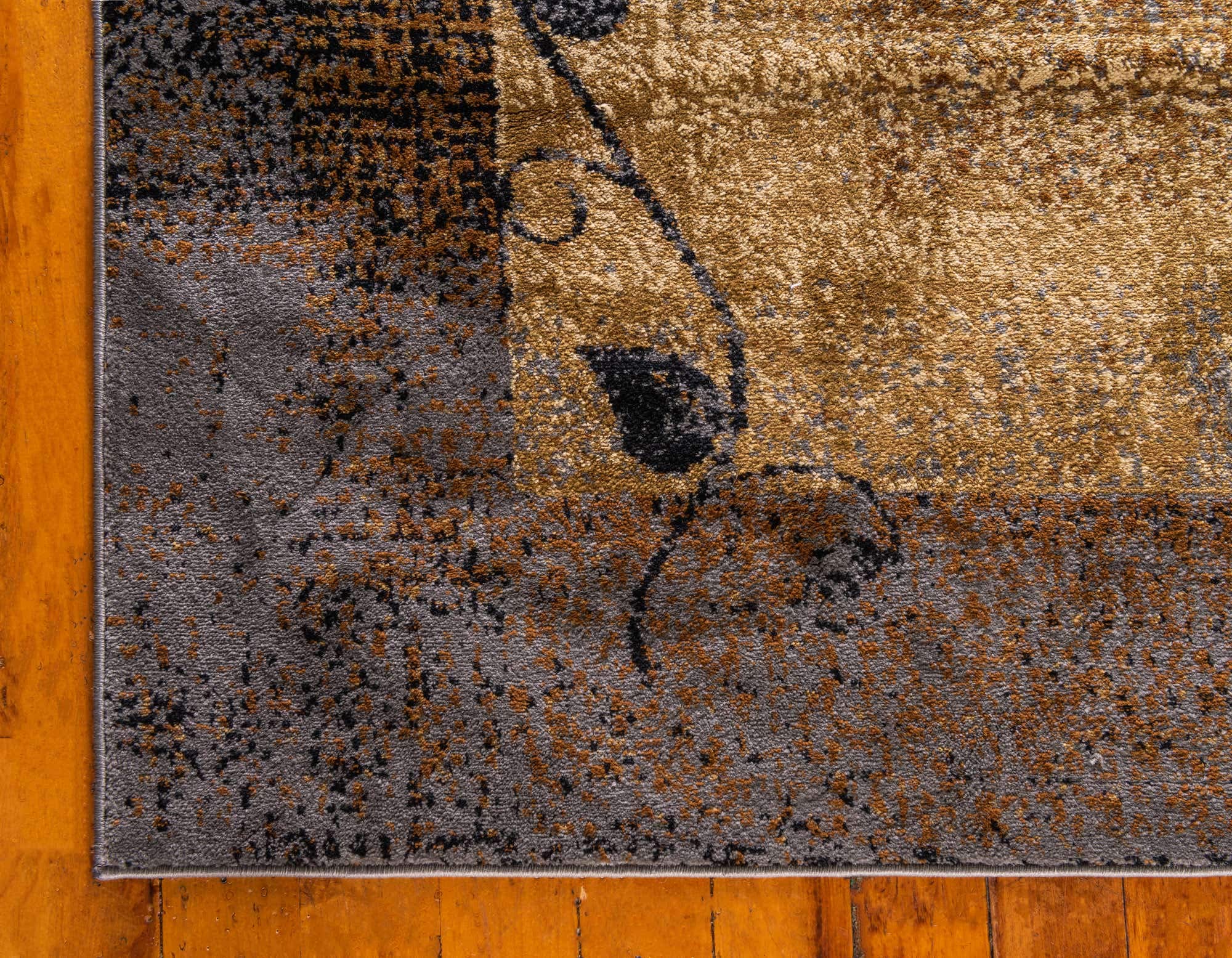 Unique Loom Barista Collection Area Rug - Excelsa (2' 2" x 3' 1" Rectangle, Beige/ Brown)