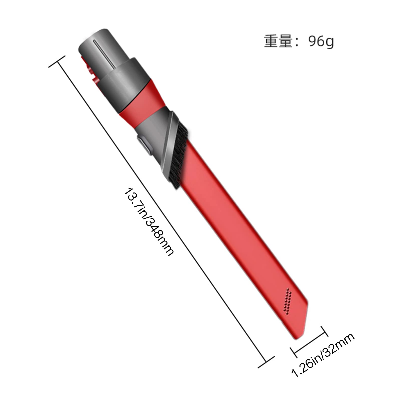 CGYGP Awkward Gap Tool Compatible with Dyson Vacuum Cleaner V15 V12 V11 V10 V8 V7 Vacuum Cleaner Accessories Ultra-Narrow Slit Corner Suction Head Brush Head