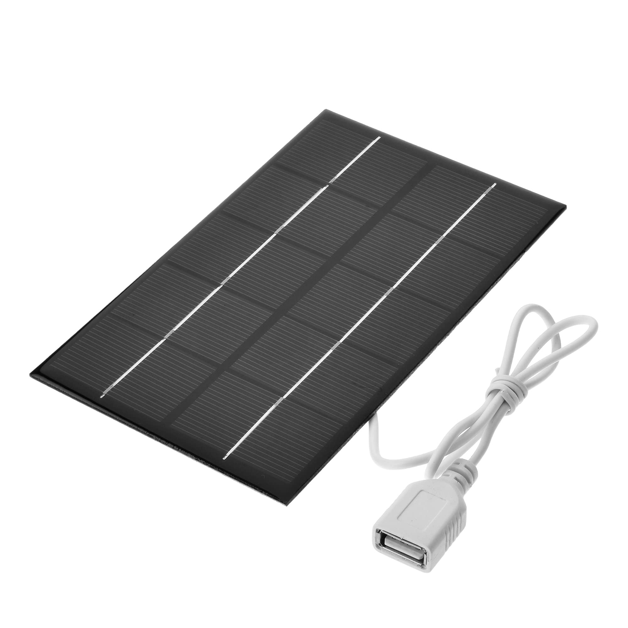 Fielect 5V 2W Polycrystalline Mini Solar Panel Module DIY for Light Toys Charger 88x142mm 1Pcs
