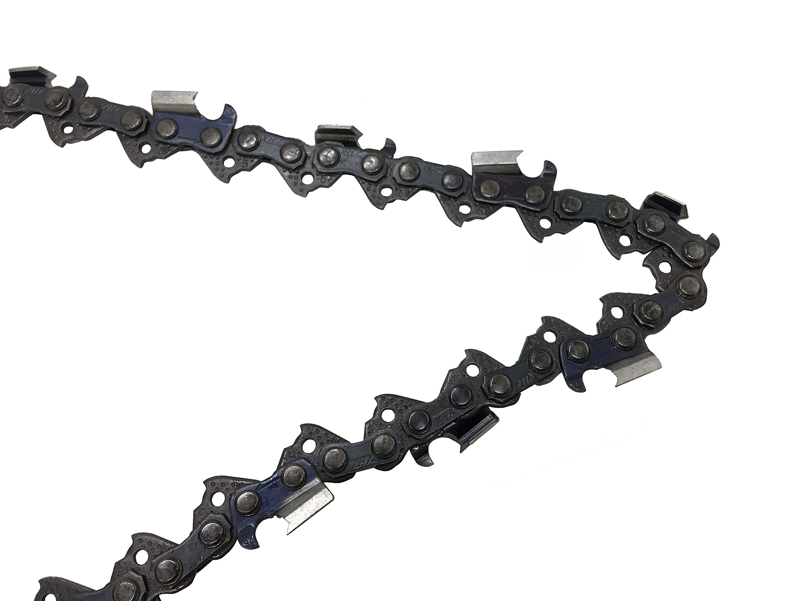 Chainsaw Chain 20” Saw Chain 0.325” Pitch, 0.058” Gauge Chainsaw 76 Drive Links Replacement