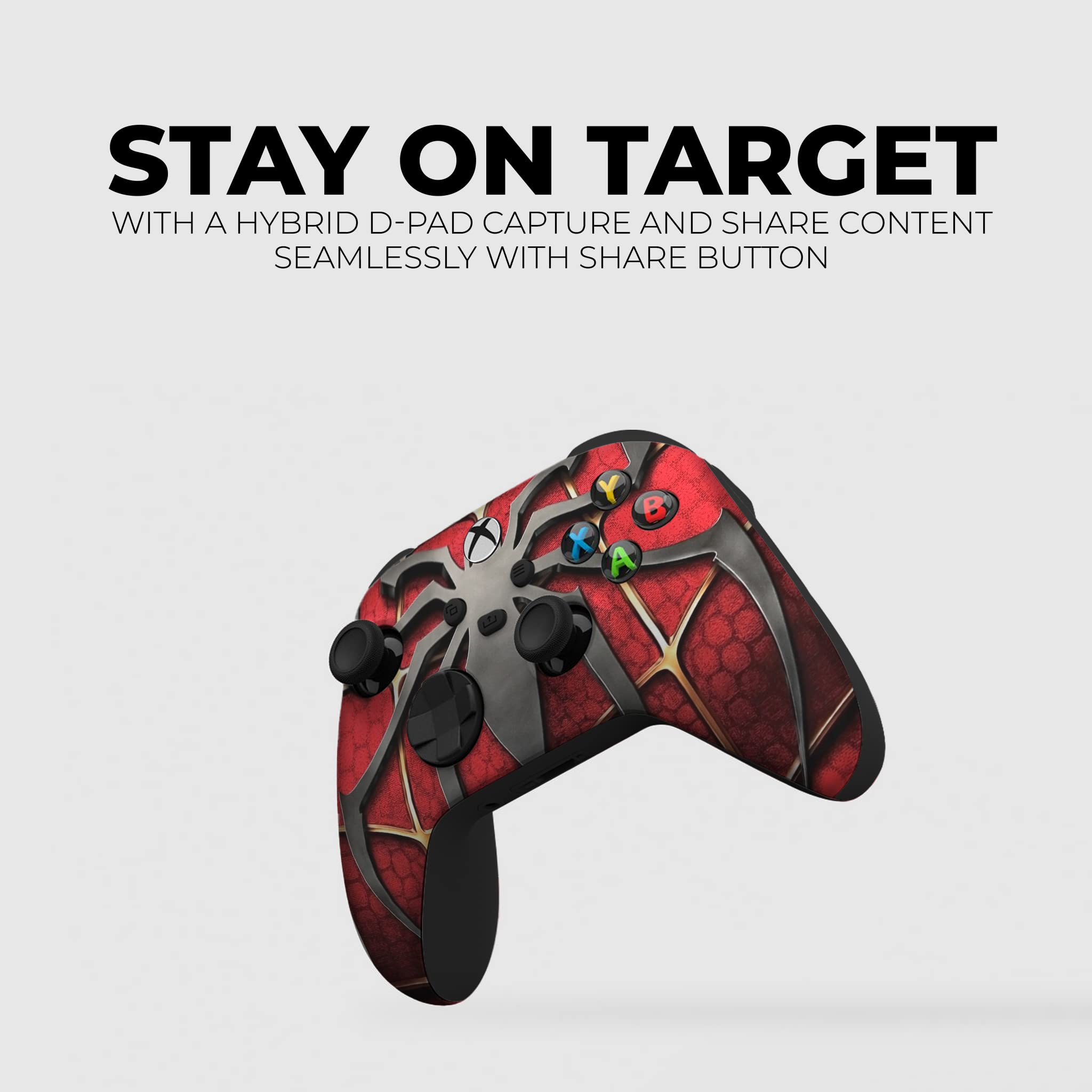 DreamController Original X-box Wireless Controller Special Edition Customized Compatible with X-box One S/X-box Series X/S & Windows 10 Made with Advanced HydroDip Print Technology(Not Just a Skin)