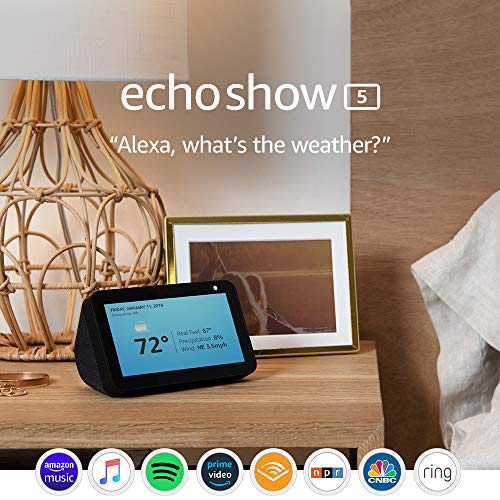 Echo Show 5 | Sandstone with Sengled Bluetooth Smart Color Bulb | Alexa Smart Home Starter Kit