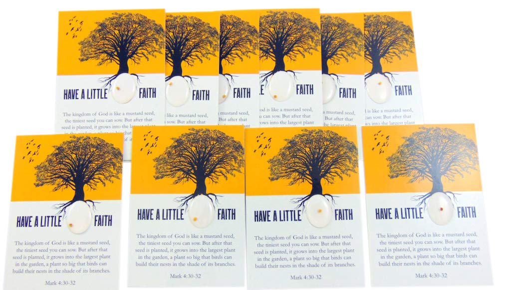 Mustard Seed of Faith Holy Prayer Cards Gift Set, Pack of 10