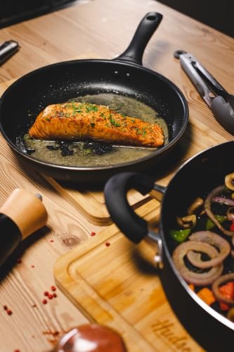 HUDSON BEST KITCHENWARE | Nonstick Black OMELETTE FRY PAN 9.5 inch Cookware