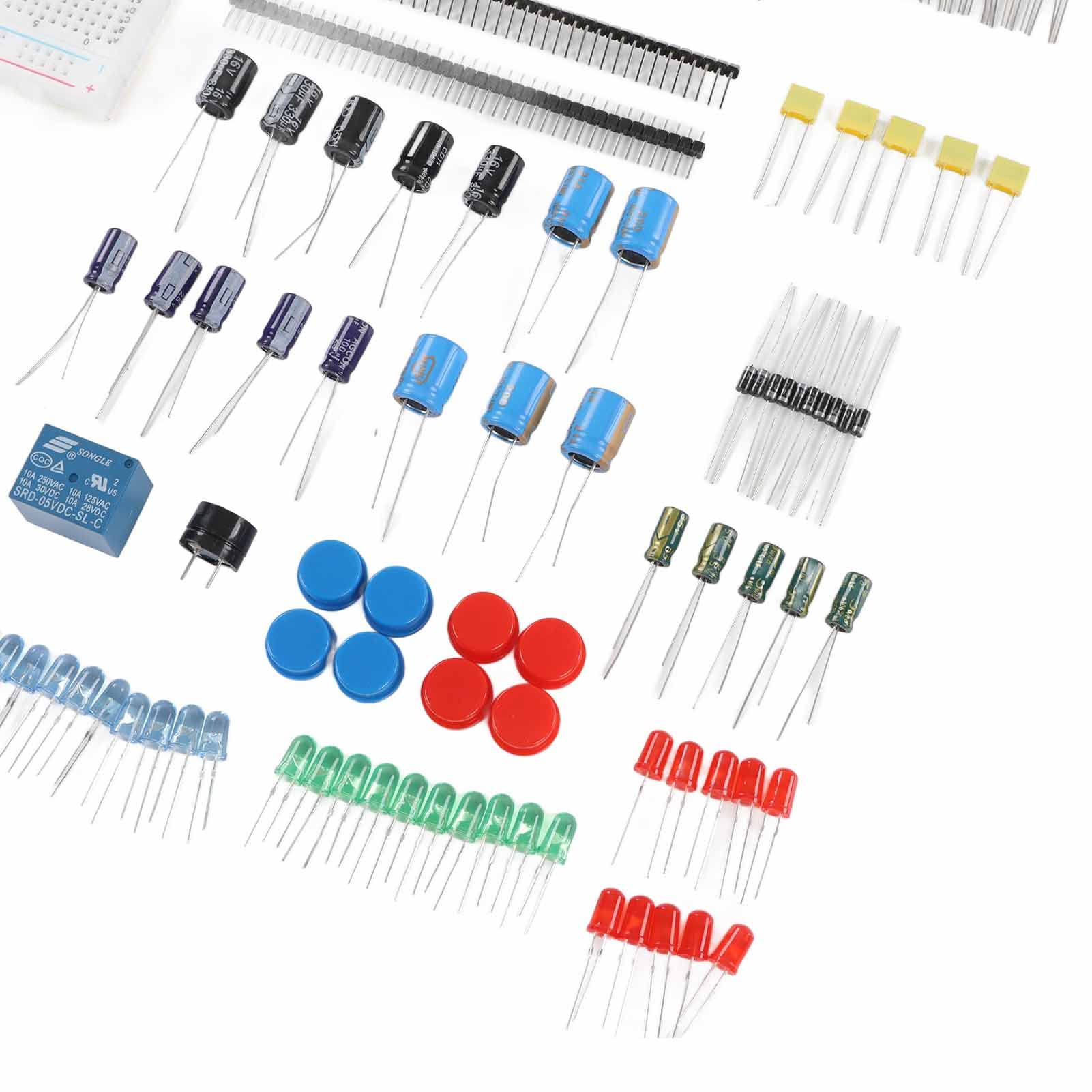 Electronic Components Kit, Professional Range of Electronic Components for R3