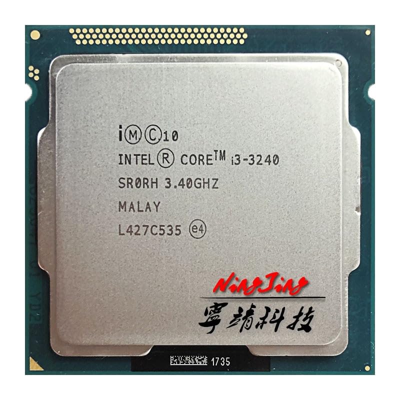 SAAKO Core i3-3240 3.4 GHz Dual-Core CPU Processor Making Computers Process Data Faster