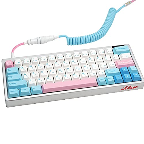 PBT Milk Japanese Keycaps 141 Keys Cherry Profile Dye Sublimation ANSI Layout for Mechanical Gaming Keyboard Cherry MX Switches