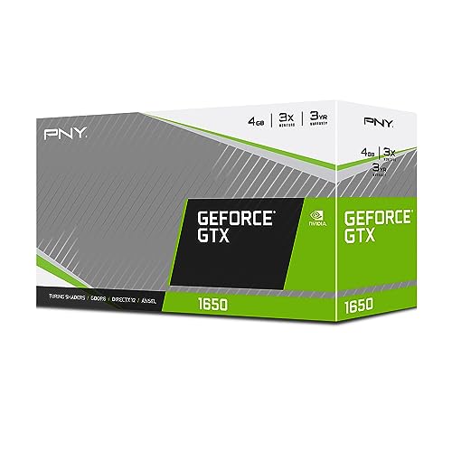 PNY GeForceĀ® GTX 1650 4GB GDDR6 Verto Dual Fan Graphics Card