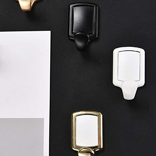 GOOFFY Door Metal Hooks for Hanging Clothes Hook Wardrobe Wall Hanging Wall Door Single Hook Living Room Simple Hook Free Punch Hanger