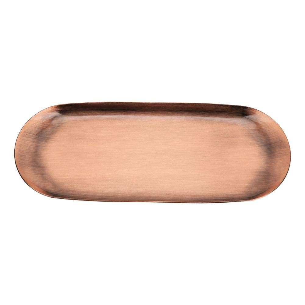 Fishlor Candle Tool Tray, Large Storage Tray, 430 Stainless Steel Candle Tool Tray Organizer Aromatherapy Organizer Tray(Retro Red Copper)