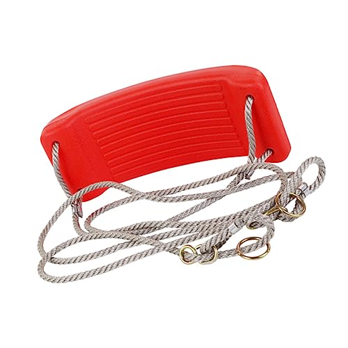 SAFIGLE 1pc Children's Curved Swing Playground Swing Set Toddler Swing Hanging Chair Stand Wobble Seat Outdoor Swings Outdoor Seating Kids Swing Chair Indoor Outdoor Swing Nylon Rope Swing