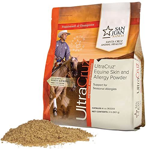 UltraCruz-sc-363203 Equine Skin and Allergy Supplement for Horses, 2 lb, Powder (82 Day Supply)