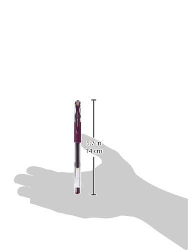 uni Gel Ballpoint Pen Ball Signo Extra Fine 0.38mm, Bordeaux Black (UM151.60)