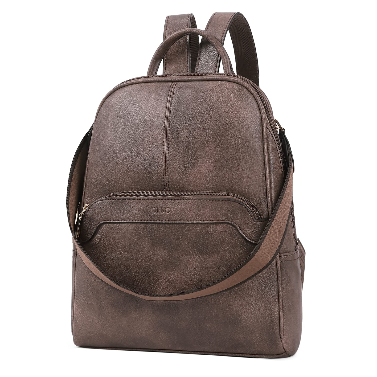 CLUCI Backpack Purse for Women Leather Fashion Small Backpack for Women Convertible Travel Backpack Mini Backpack for Women Ladies Work Designer Daypack