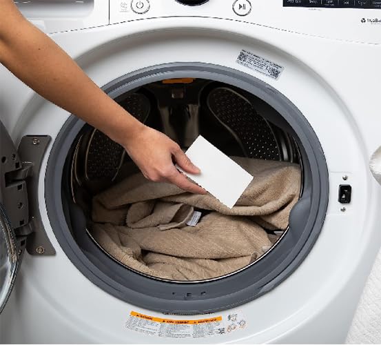 Laundry Detergent Sheets by Enyur, Laundry Sheets for Traveling, No Scent, Free and Clear For Borh Travel and Home Use - 1 Pack / 32 Loads