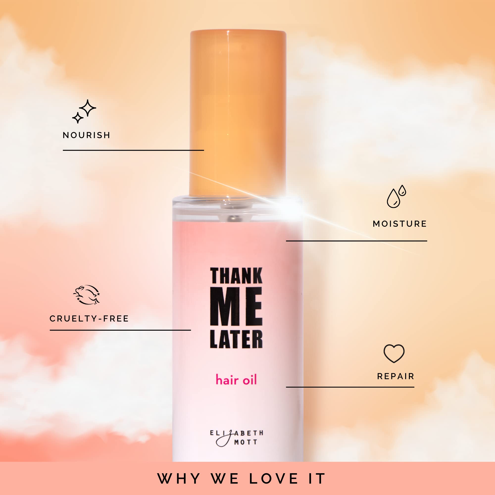 Elizabeth Mott - Thank Me Later Hair Primer Leave-In Treatment and Thank Me Later Hair Oil (2-Pack Bundle)