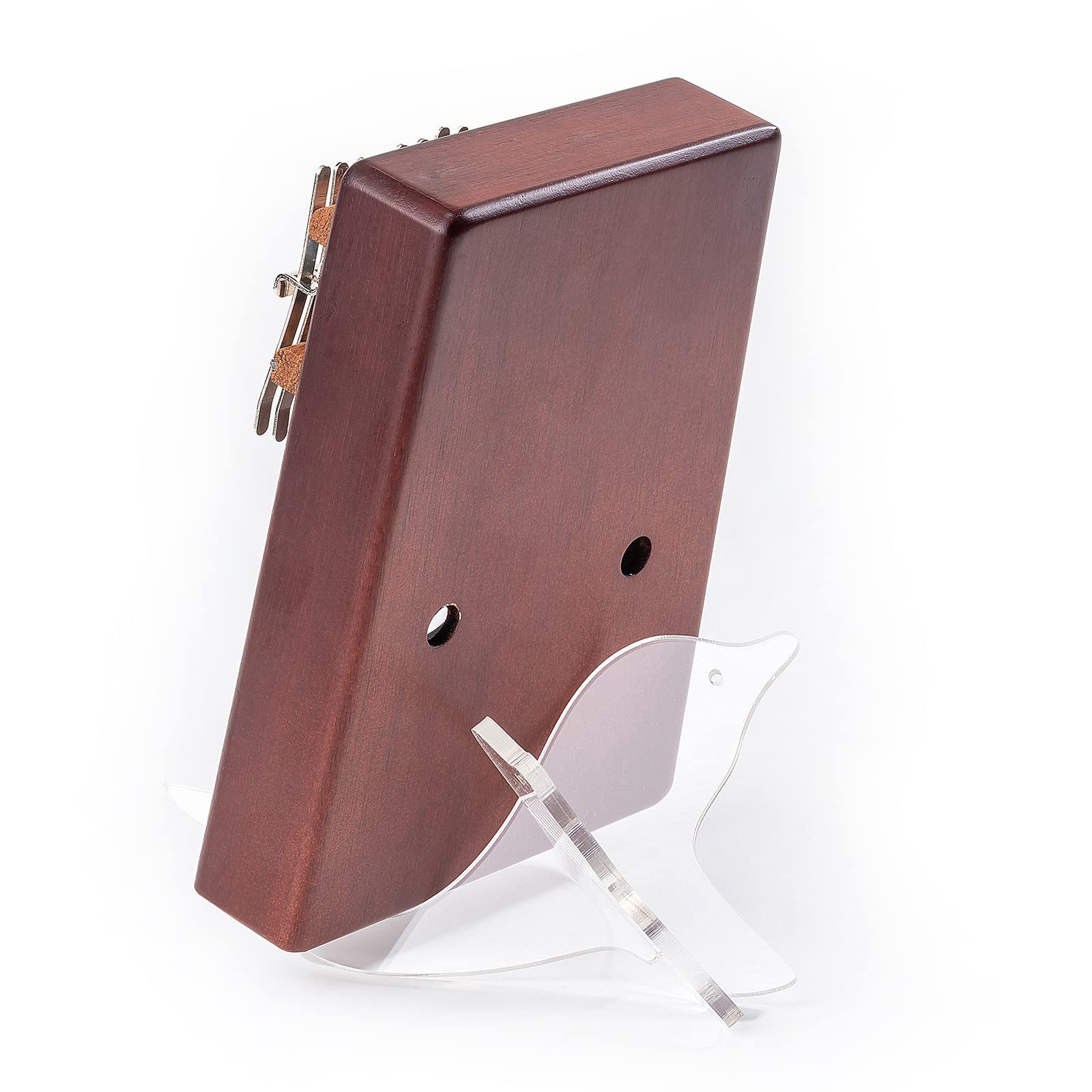 EESC2Y 1 Pair x Clear Acrylic Kalimba Stand, Thumb Piano Holder Display for 10/17/21 Keys Kalimba