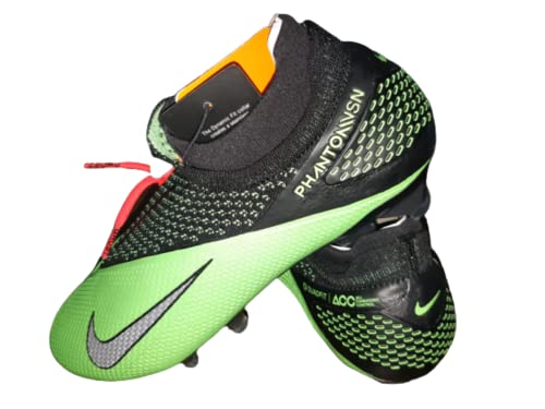 Nike Phantom VSN 2 Elite DF FG Mens Football Boots CD4161 Soccer Cleats (UK 10 US 11 EU 45, Black Metallic Platinum 036)