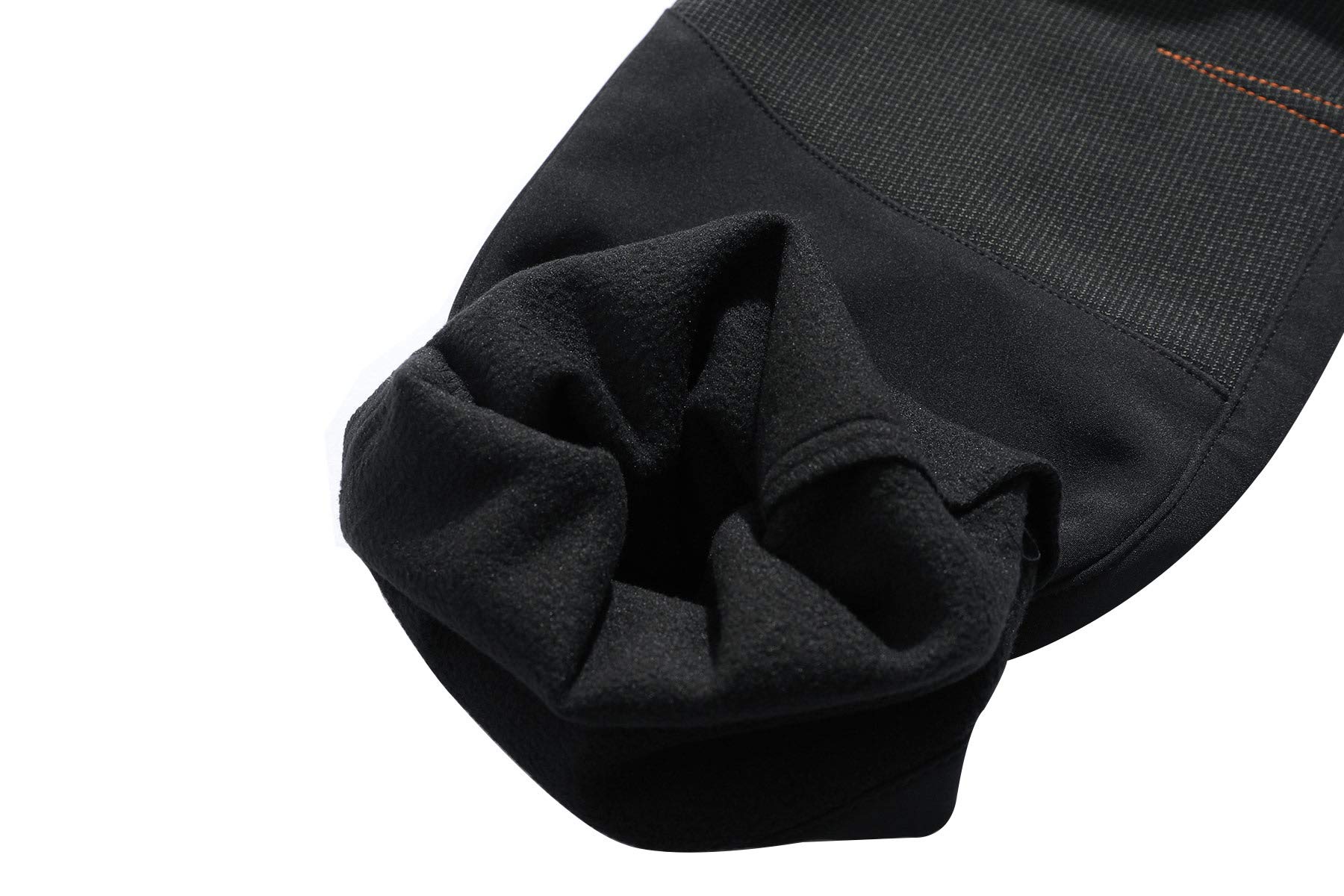 DAFENGEA Women's Snow Ski Pants Fleece Hiking Waterproof Windproof Softshell Outdoor Snowboard Pants,KZ2701W-Black-M