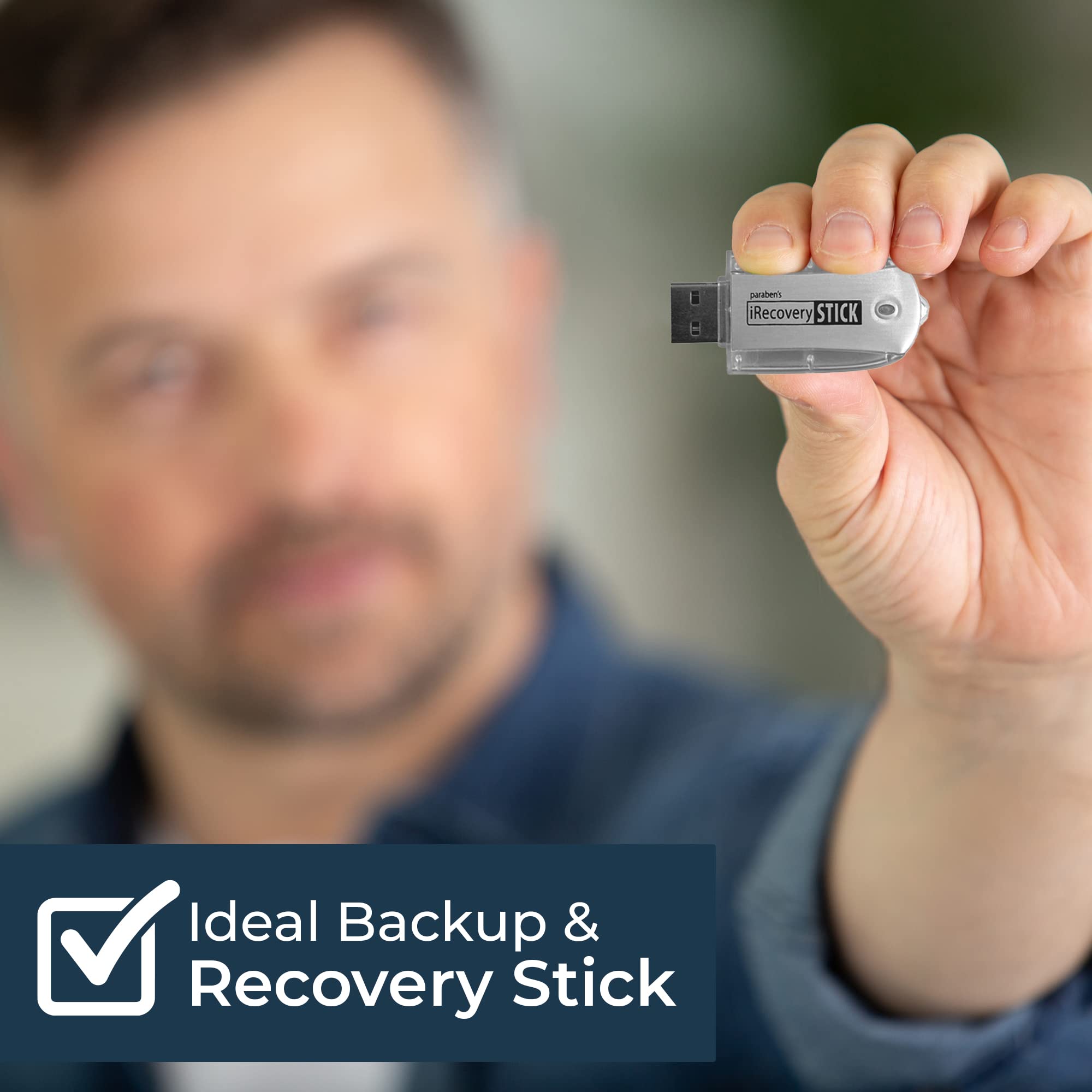 Paraben iRecovery Stick - Data Recovery Stick for iPhone and iPad - Deleted Files Recovery & Backup Stick Compatible with Windows Software - iPhone and iPad Data Recovery Portable Flash Drive