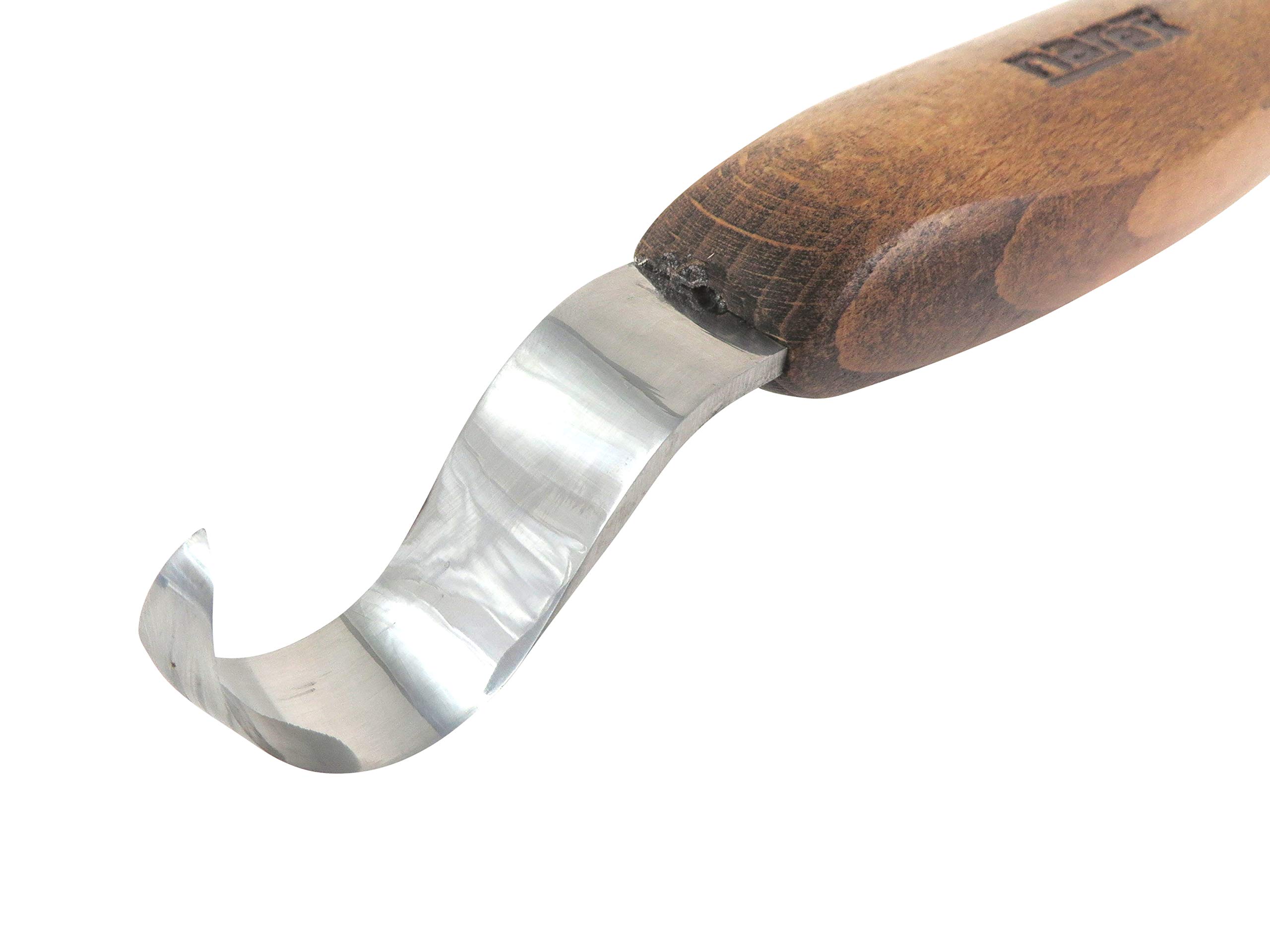 Narex 822104 Small Spoon Carving Hook Knife Right Hand 11/16 Inch Wide Tapered Blade Hardened to Hrc 61 822104