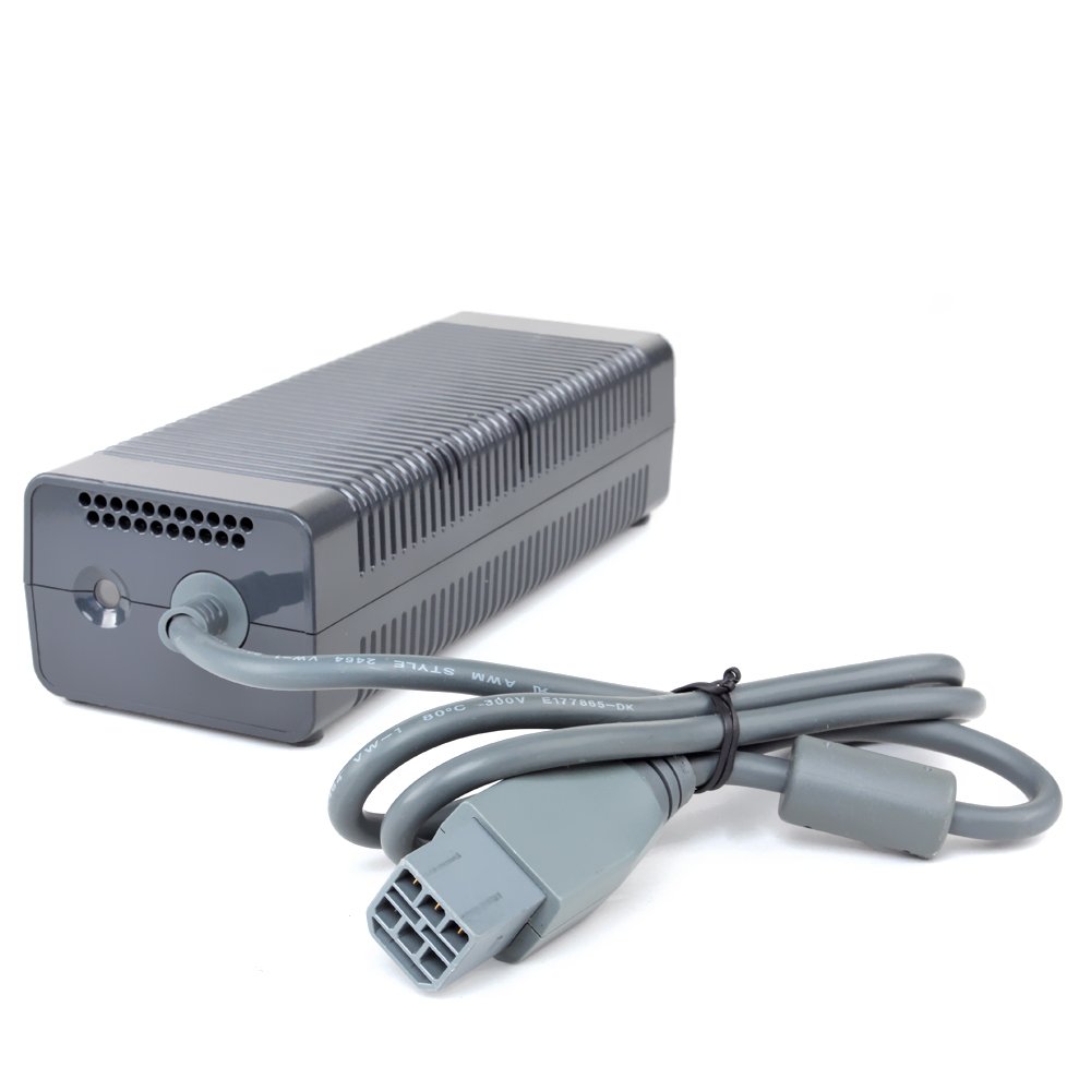 TNP Power Supply Brick AC Adapter for Xbox 360 - Charger Wall Cord Cable Replacement Kit Compatible with Microsoft Xbox 360 Jasper Valhalla 175W Gaming Console